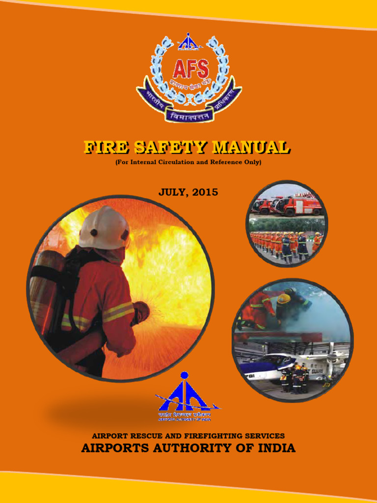 AAI Fire Safety Manual Overview | PDF | Airport | Safety