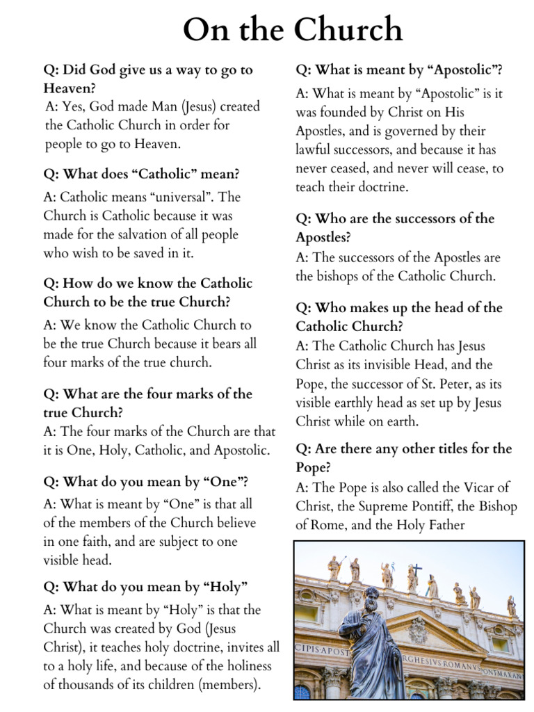 My First Holy Communion Catechism | PDF | Catholic Church | Christian ...