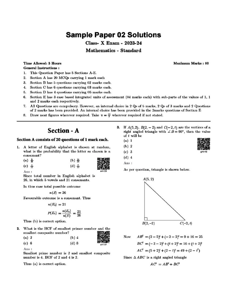 Nodia Sample Paper Solution | PDF
