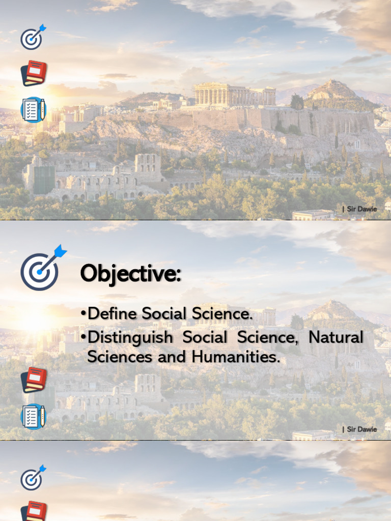DISS - Intro - & - Defining Social Science | PDF | Social Sciences | Science