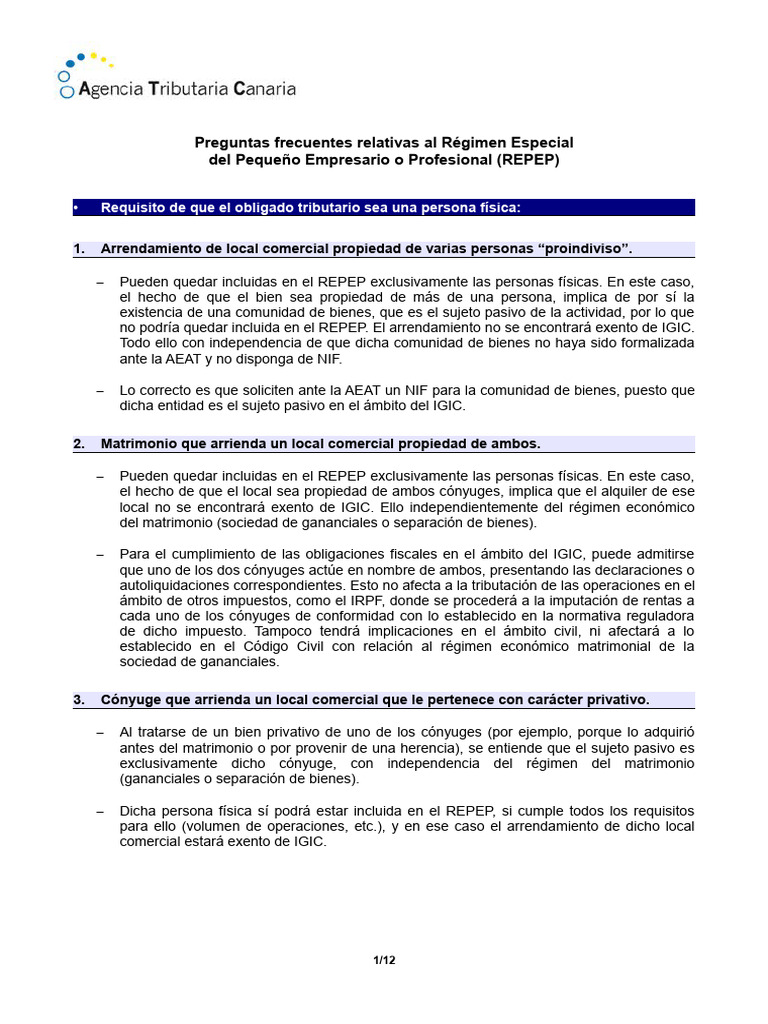 Preguntas Frecuentes REPEP | PDF | Factura | Propiedad de la comunidad