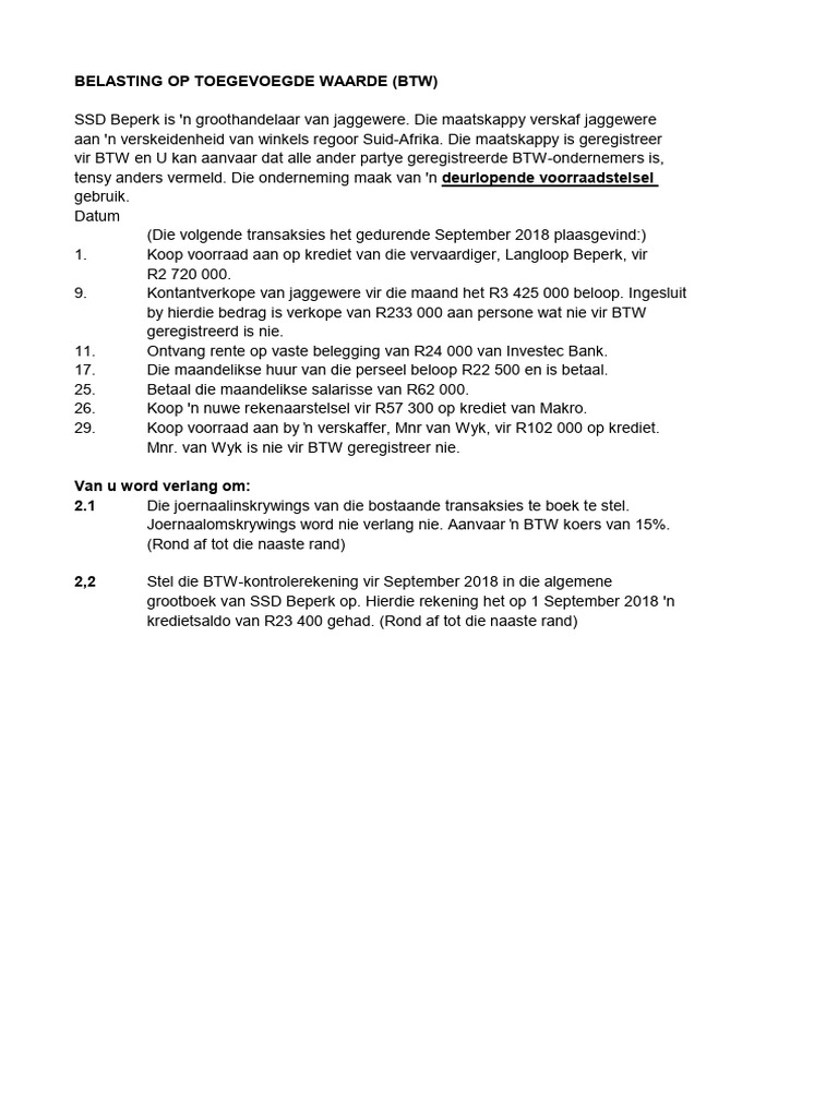 BTW Vraag (2) (2) | PDF