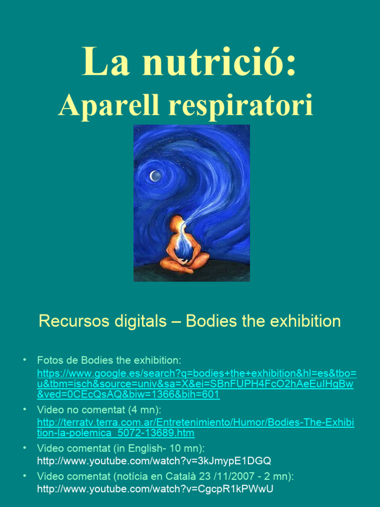 La Nutrici - Aparell Respiratori | PDF