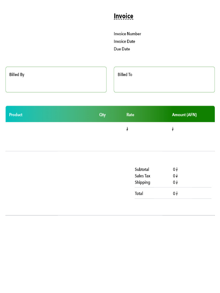 Invoice Generator | PDF