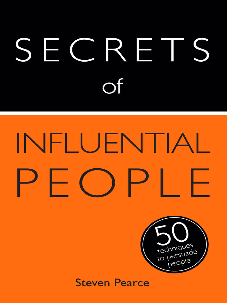 Secrets of Influential People - Steven Pearce | Download Free PDF | Publishing | Thought