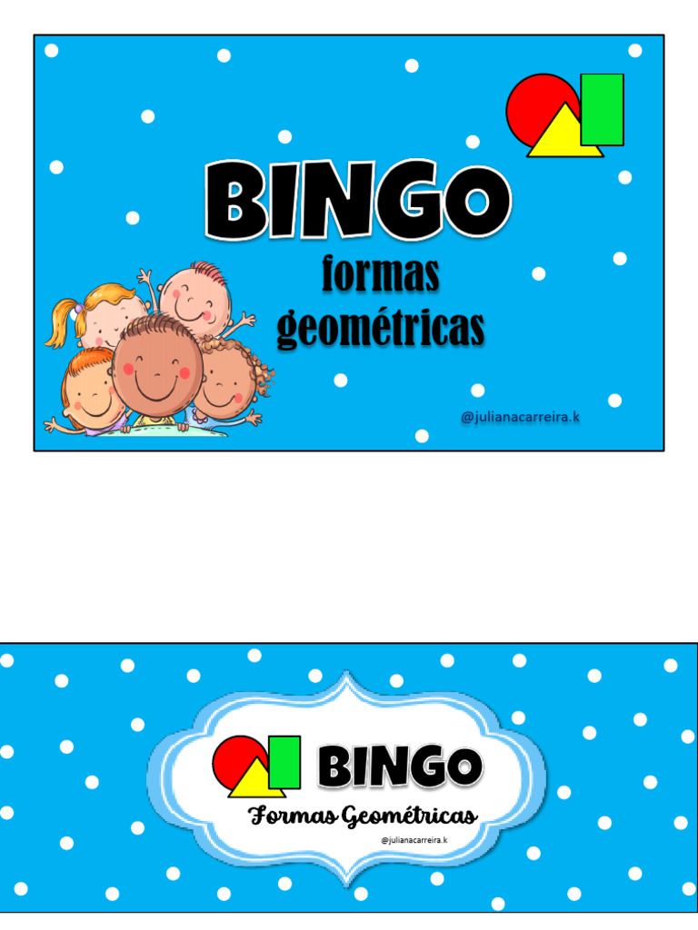 Bingo Formas Geométricas | PDF