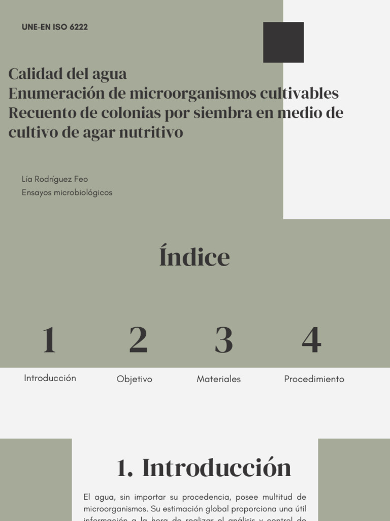 2 Une-En Iso 6222 | Descargar gratis PDF | Agua | Siembra