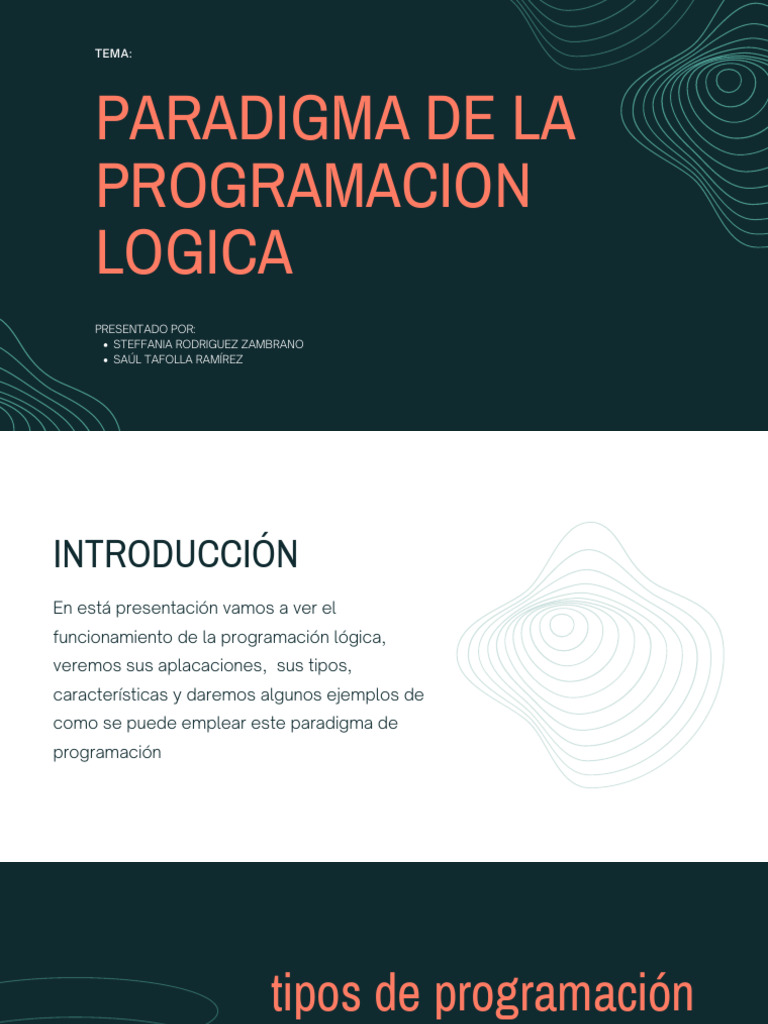 Paradigma de La Programacion Logica | PDF | Lenguaje de programación | Programación de computadoras