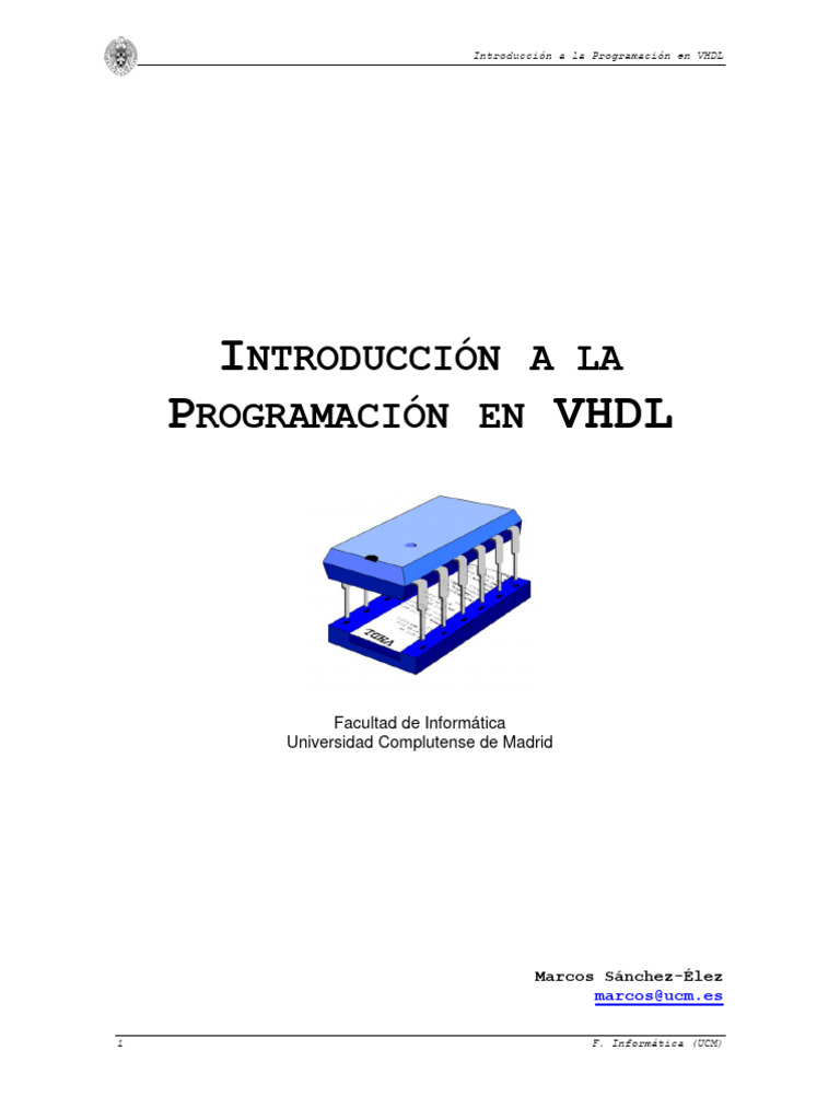 ALA - Intro - VHDL 2023-02-03 | PDF | Vhdl | Lenguaje de programación