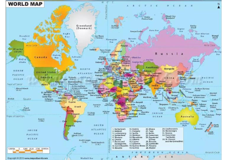 World Map PDF | PDF