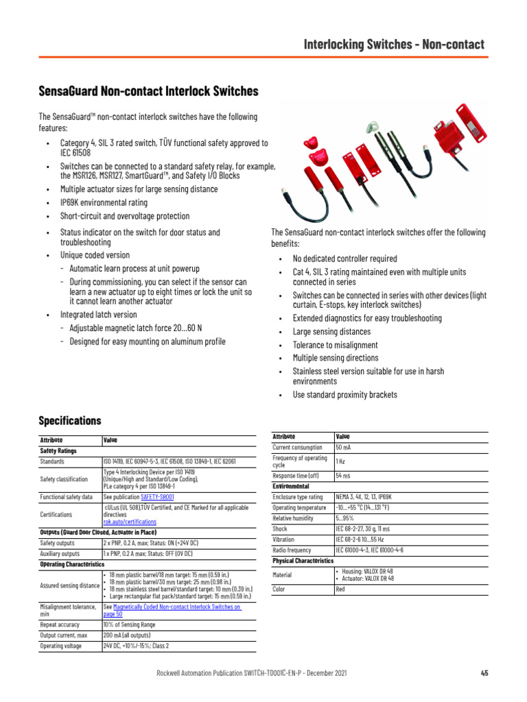 Chave Sensaguard | PDF | Switch | Light Emitting Diode