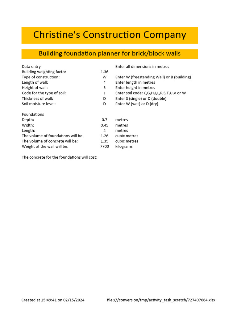 ccc2 0006 IN954 | PDF | Foundation (Engineering) | Length
