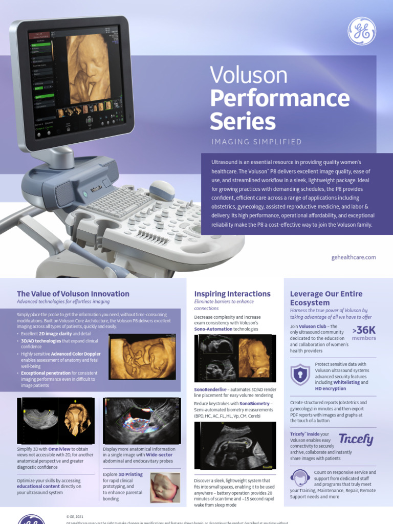 Voluson p8 BT18 - 2 | PDF | Health Care