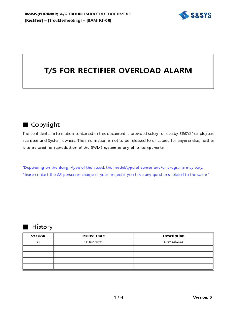 (BAM-RT-09) Rectifier Overload Alarm | PDF | Rectifier | Fuse (Electrical)
