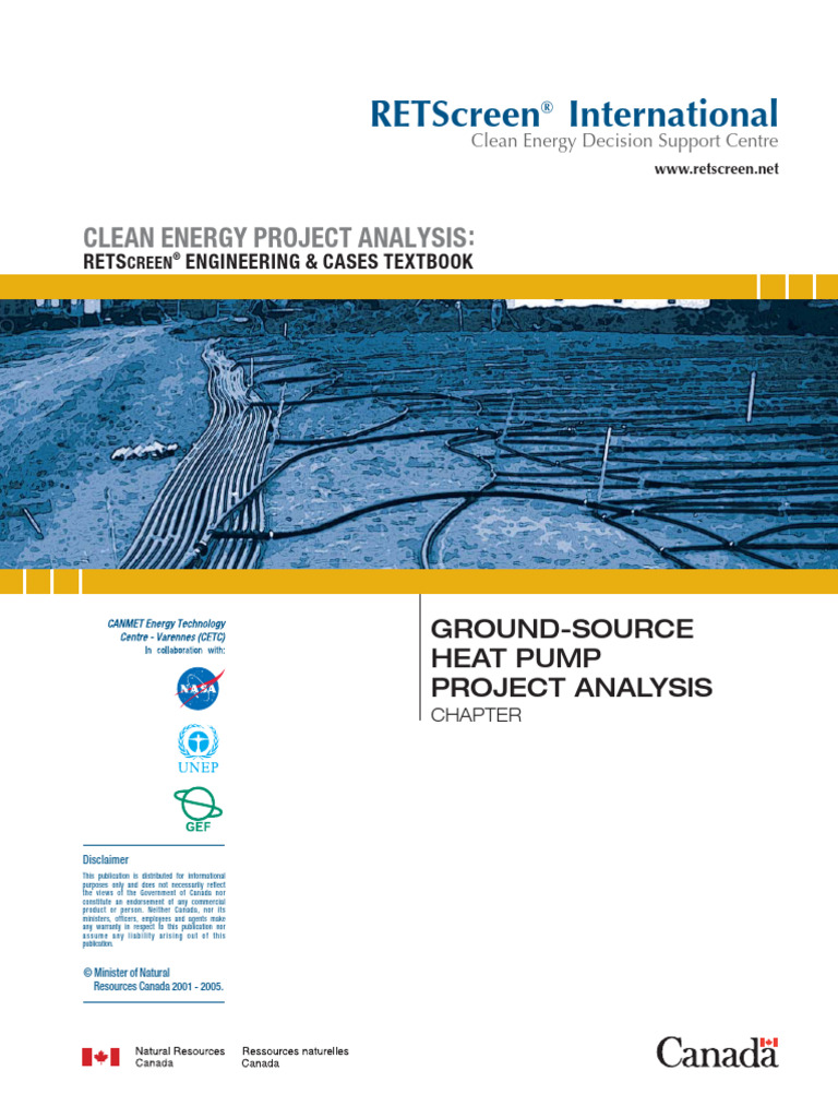 Retscreen International: Clean Energy Project Analysis | PDF | Heat ...