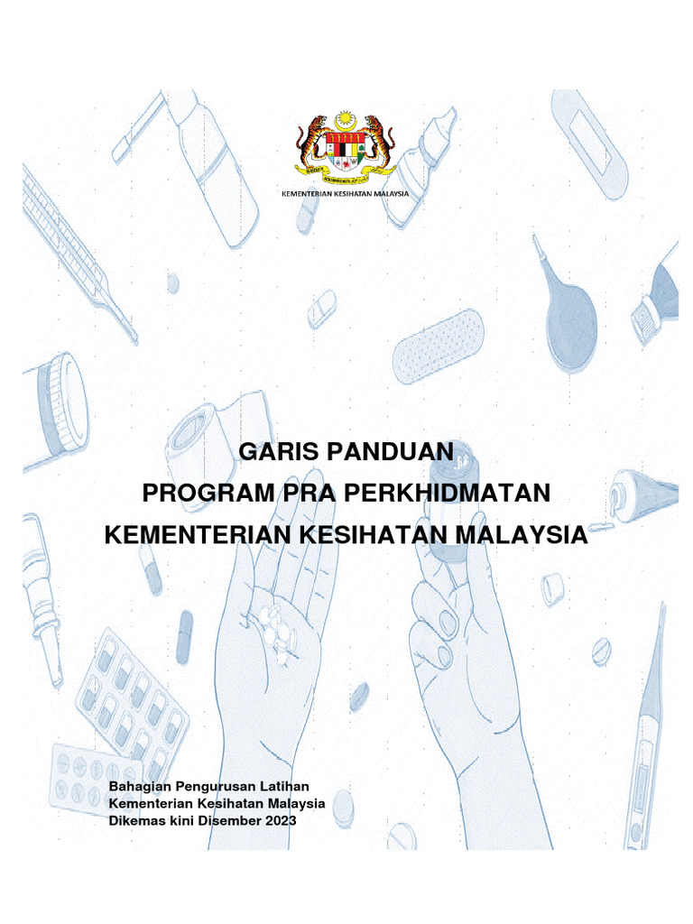 Garis Panduan Pra Perkhidmatan Sesi Januari 2024 | PDF