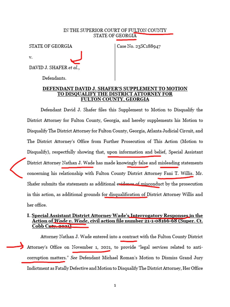 Shafer Exposes Wade Lies in Interrogatories | PDF | District Attorney ...
