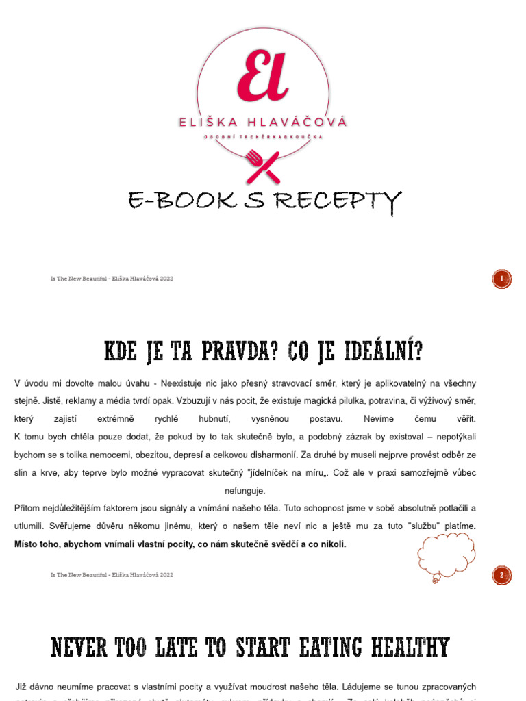 Fitness Recepty Ebook | PDF