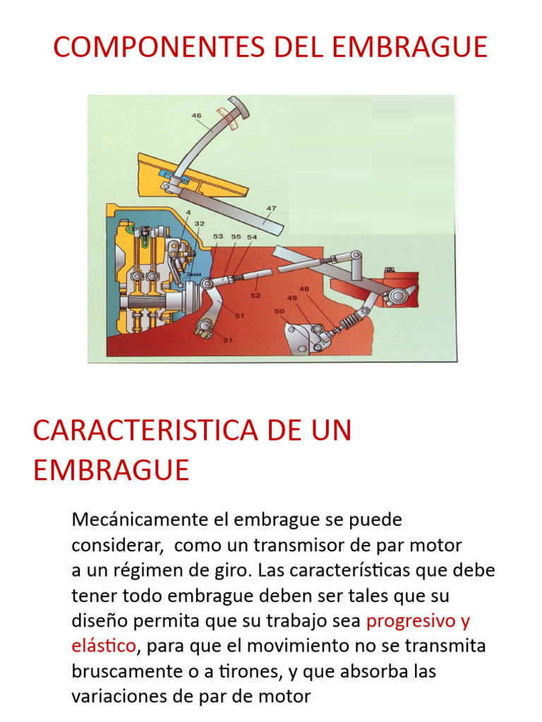 Componentes Del Embrague | PDF