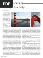 Golden Gate Bridge Engineering Overview | PDF | Earthquakes | Bridge