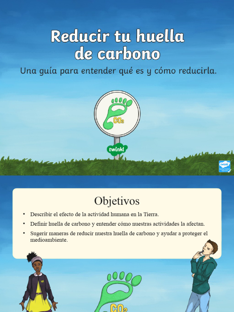 ES T2 G 3761 Reducir Tu Huella de Carbono Presentacion Ver 3 | PDF ...