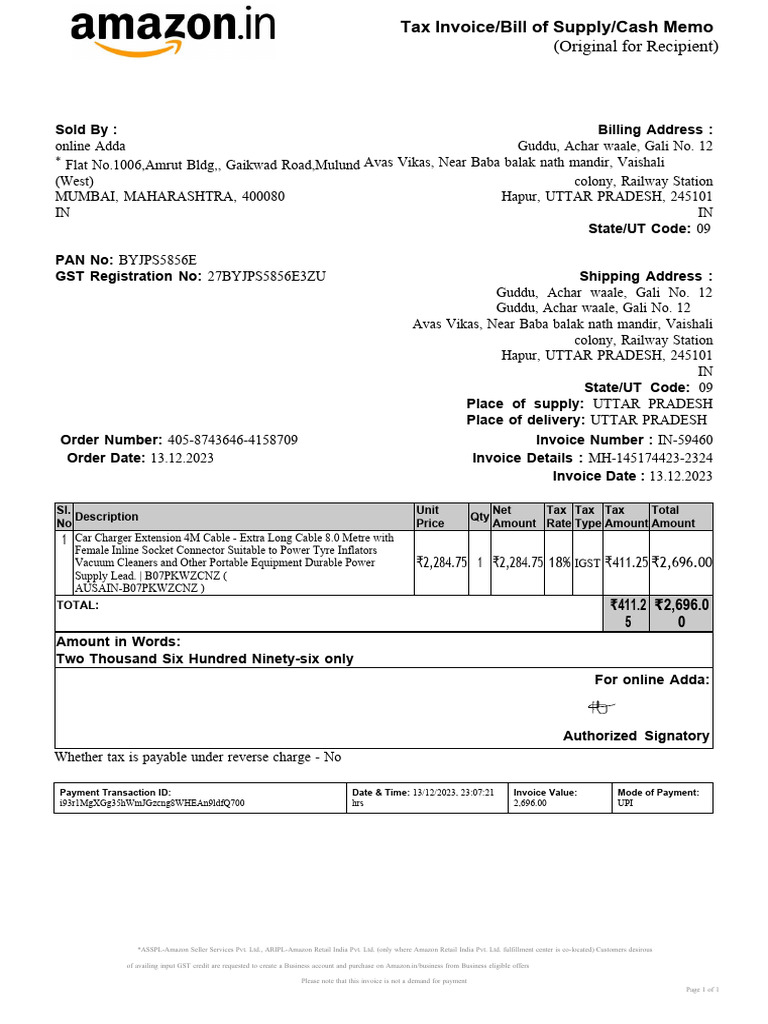 Invoice | PDF | Invoice | Trade