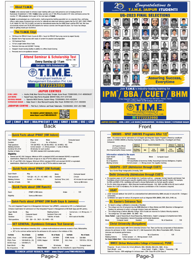 Ipm Pamphlet 2024 4 Pages 5.5 X 8.5 Inch | PDF