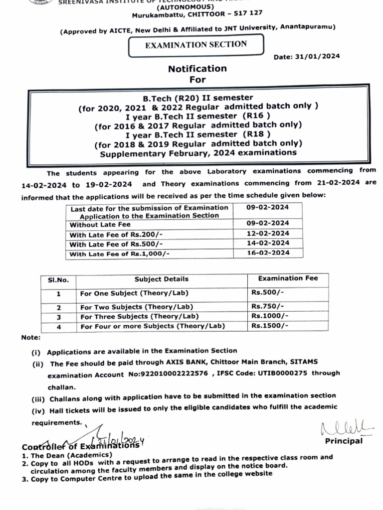 Even Sem Supple Fees Payment | PDF