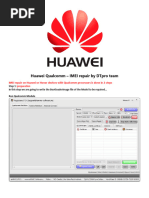Huawei Qualcomm (IMEI Repair and Repair Network) | PDF | Technology & Engineering