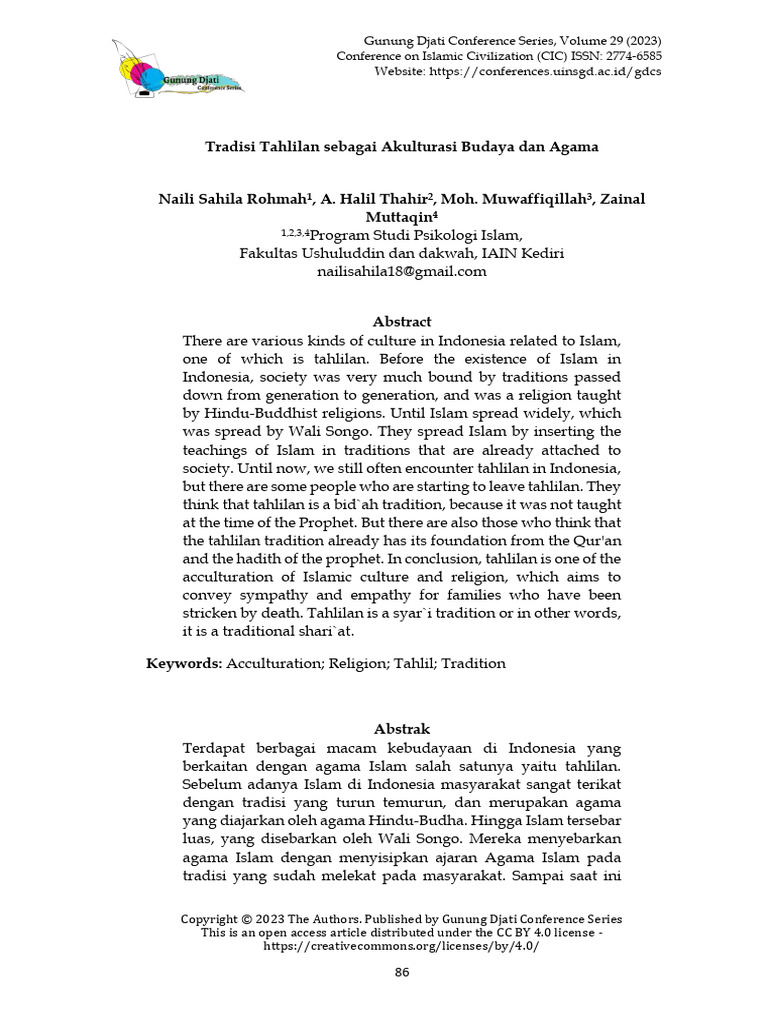 1796-Article Text-2806-1-10-20230812 | PDF | Semitic Words And Phrases ...