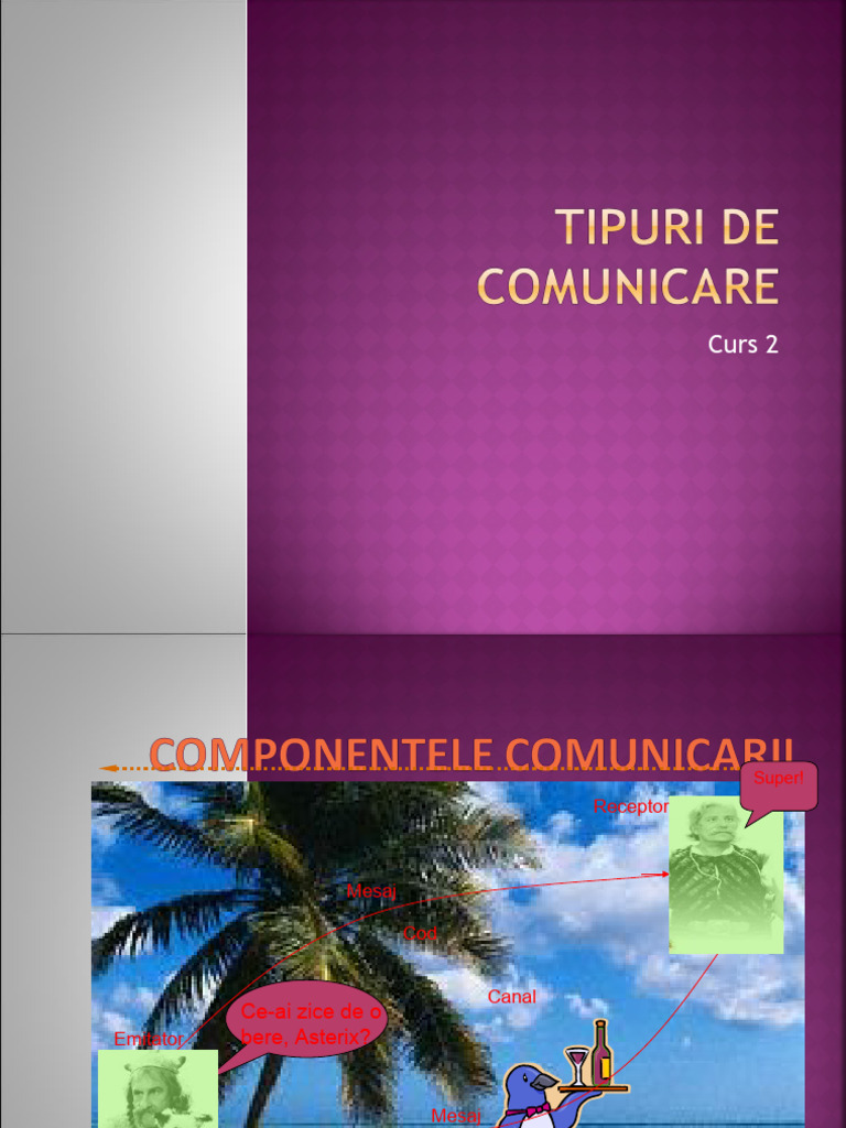Curs NR 2 Tipuri de Comunicare. | PDF