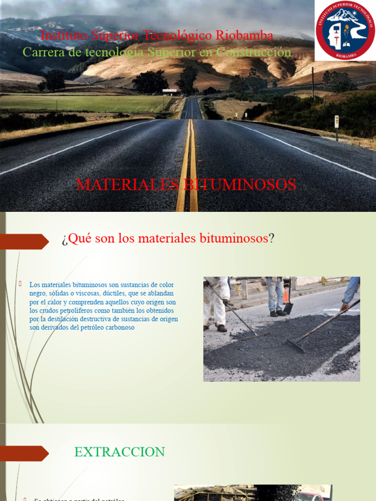 Materiales Bituminoso | PDF | Hormigón | Petróleo
