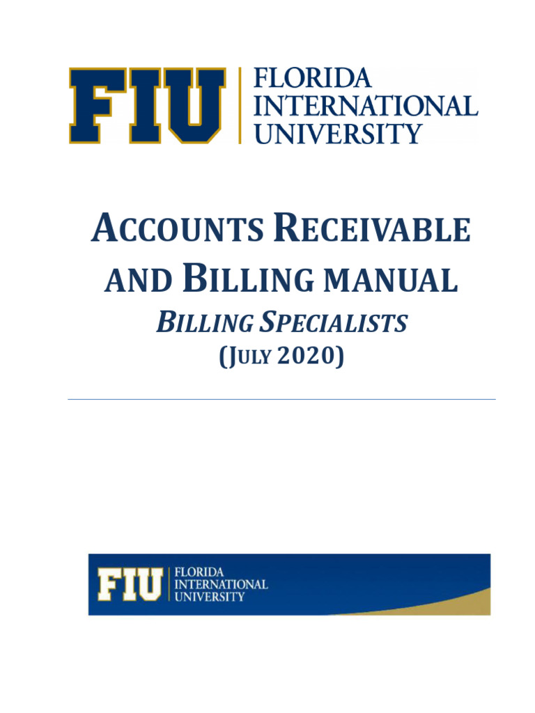 Billing Specialist Manual Overview | PDF | Cheque | Invoice