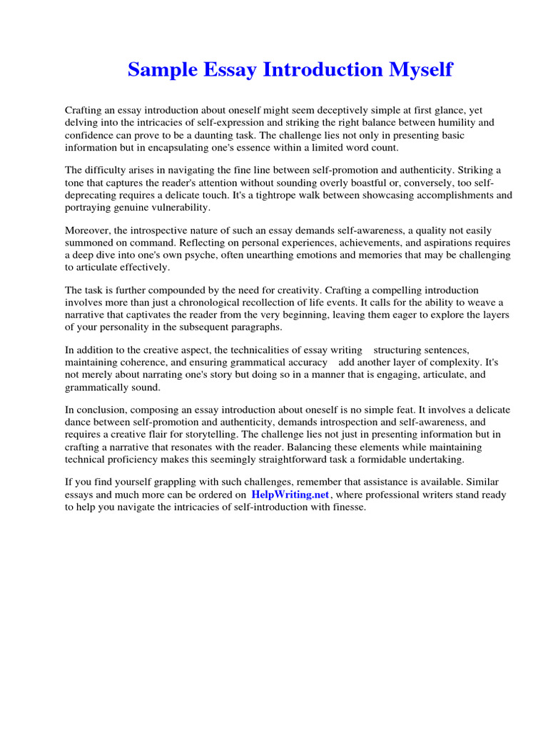 Crafting a Personal Essay Introduction | PDF | National Rifle Association