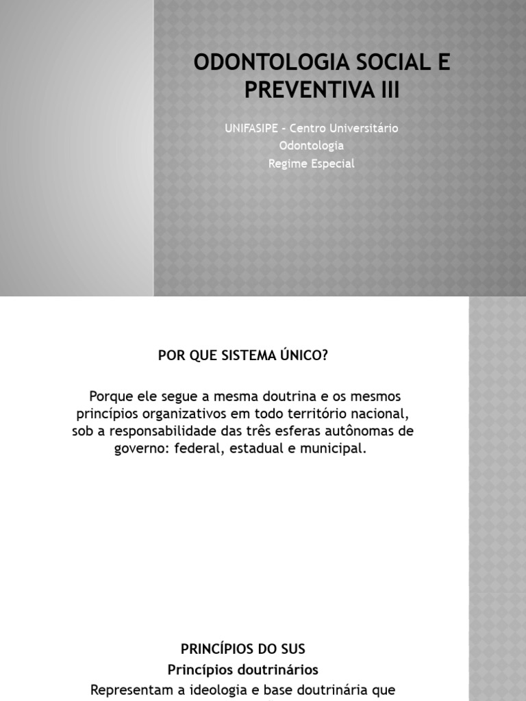 Aula Complemento Aula 01 - Princípios Do SUS | PDF