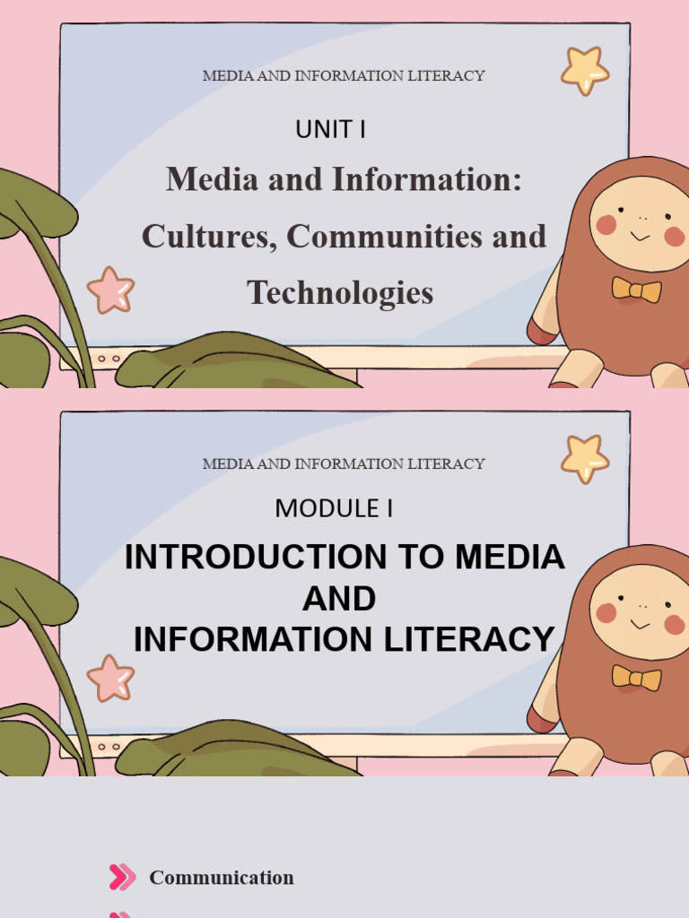 Introduction To MIL | PDF | Communication | Mass Media