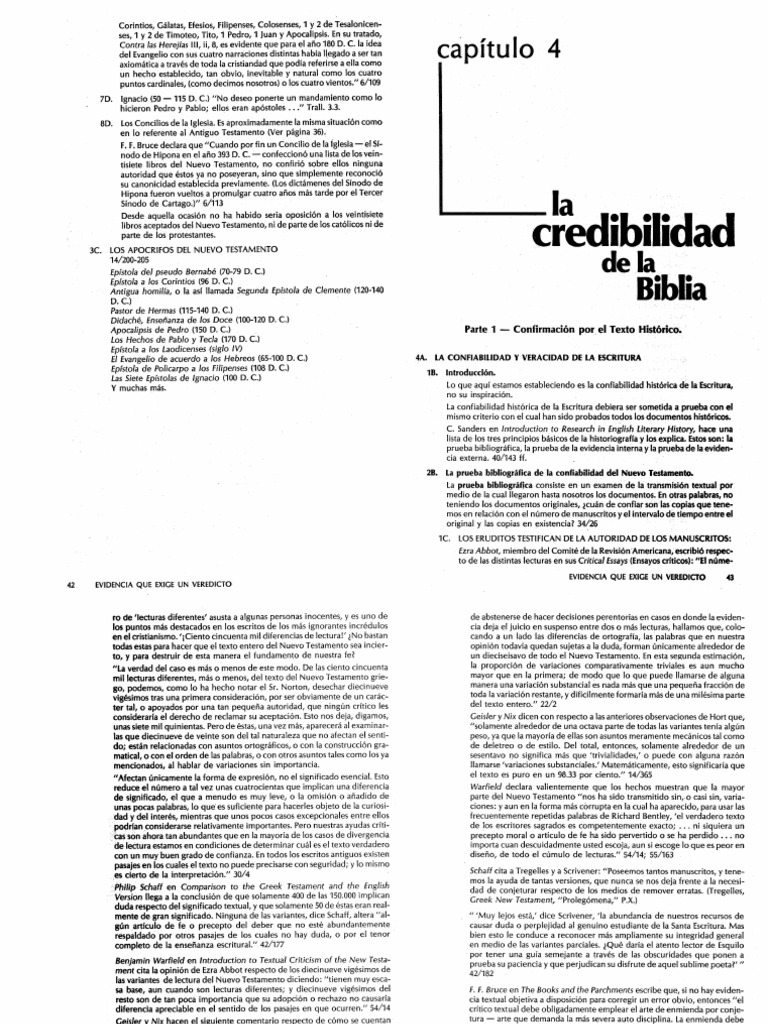 Evidencia Que Exige Un Veredicto - Capitulo 4 | PDF