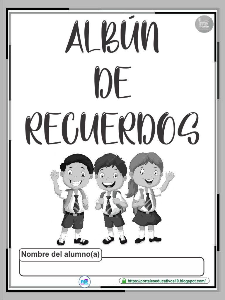 Álbum de Recuerdos Primaria MODELO 2 | PDF