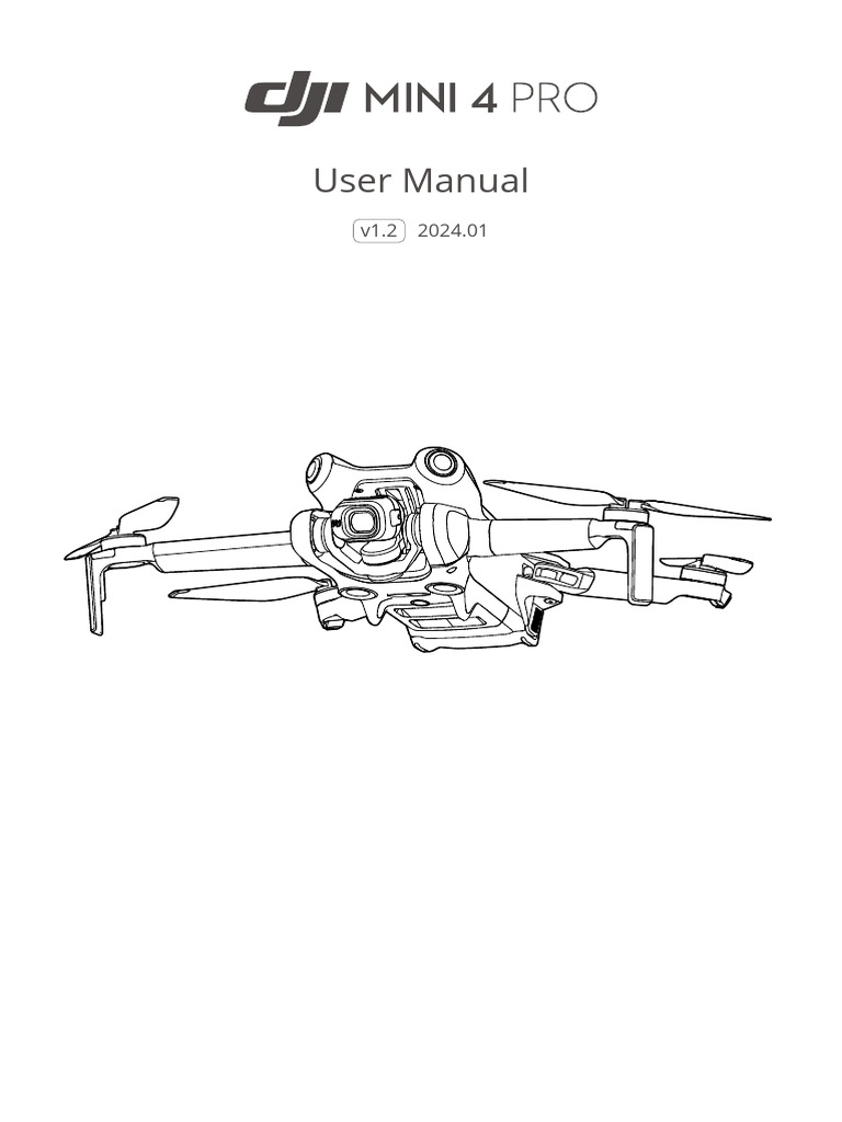 DJI Mini 4 Pro User Manual en | PDF | Aircraft | Remote Control