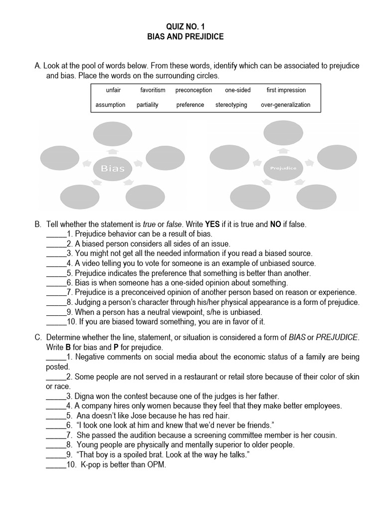 quiz-no-1-3rd-quarter-pdf-bias-prejudices