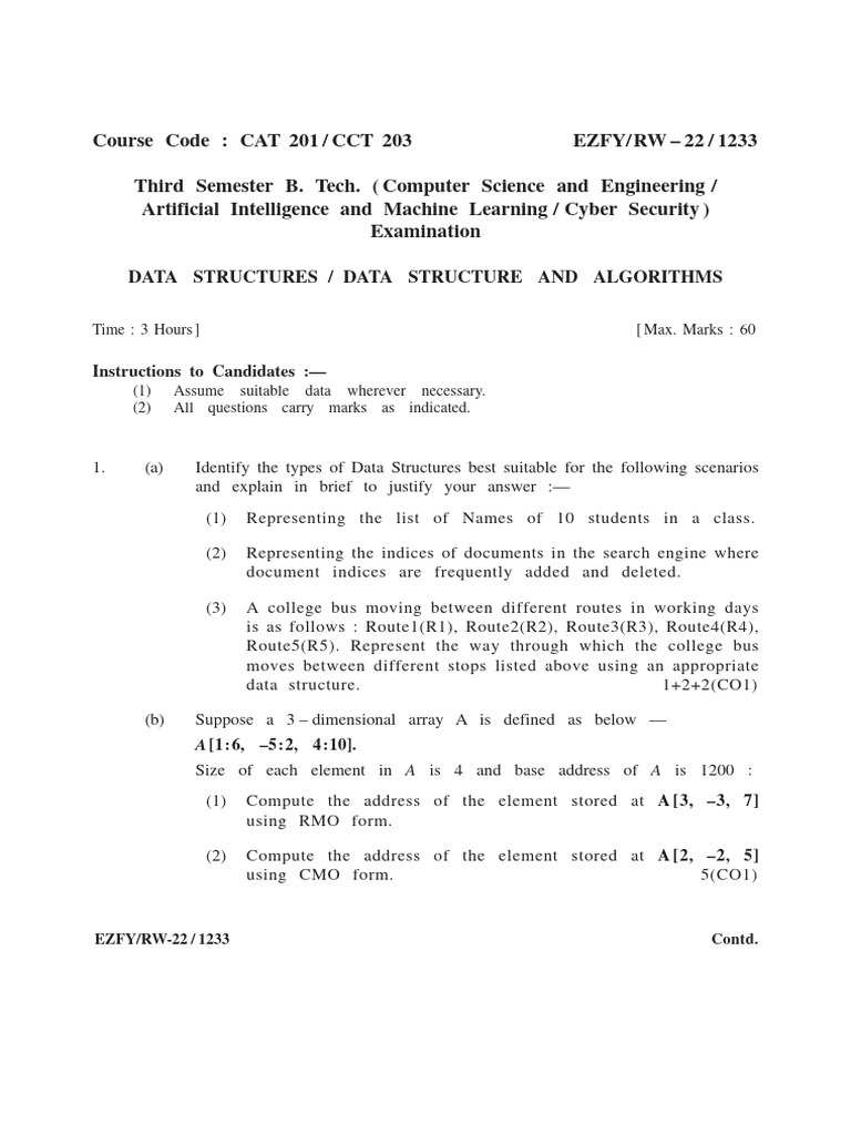 Data Structures Data Structure And Algorithms 2 Pdf Algorithms And Data Structures 6230