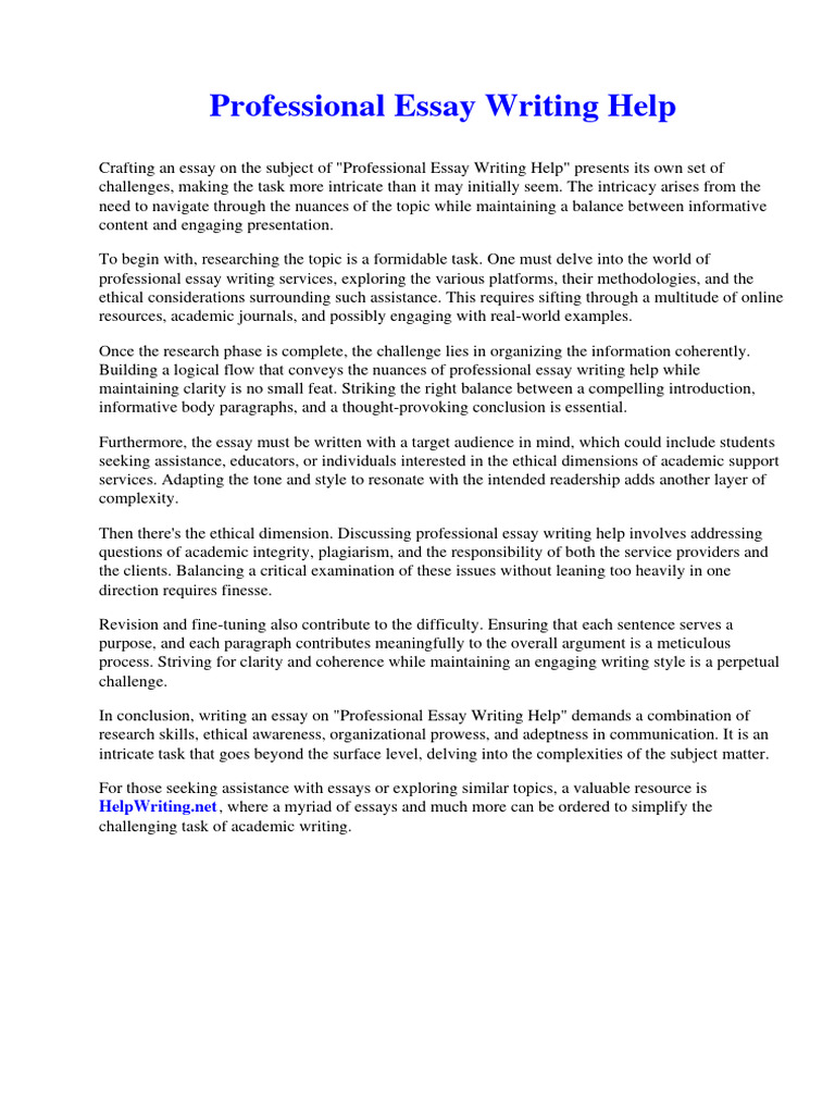 Professional Essay Writing Help | PDF | Hurricane Katrina | Tropical ...