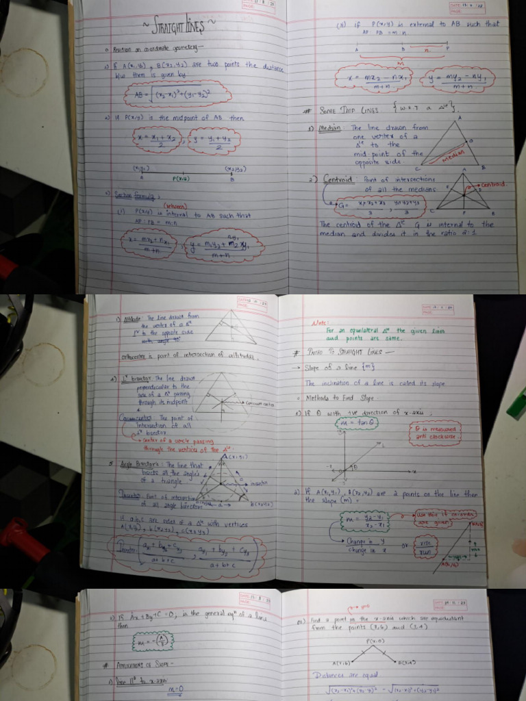 Straight Lines PDF | PDF