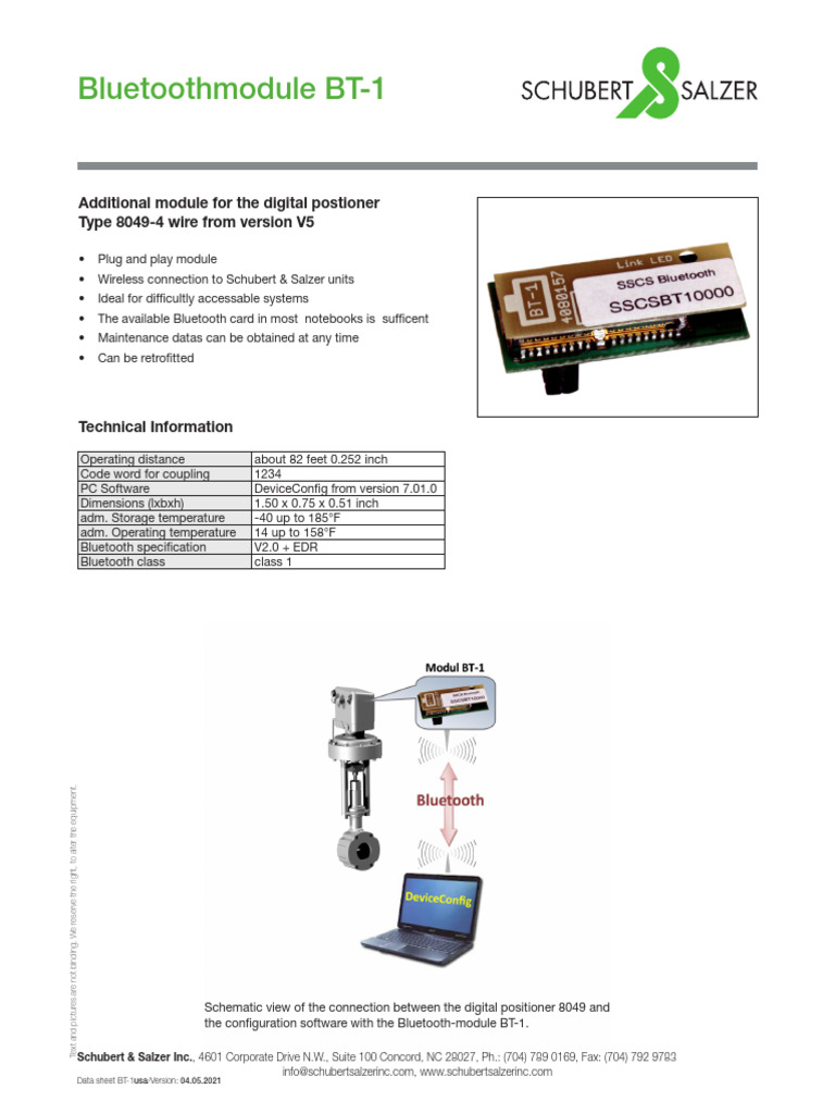 BT-1 - Data Sheet - US | PDF | Bluetooth | Computer Architecture