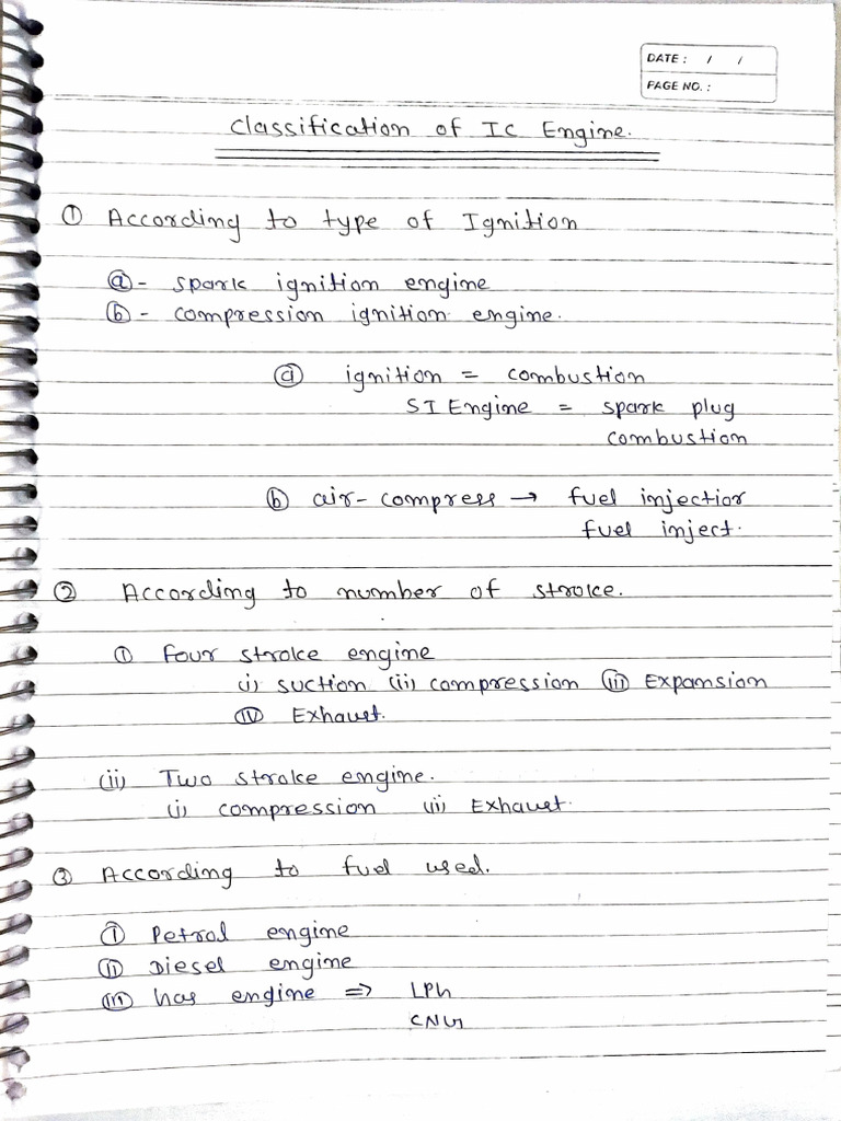 Ic Eengine Notes | PDF