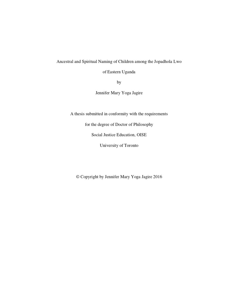 Jagire Jennifer 201611 PHD Thesis | PDF