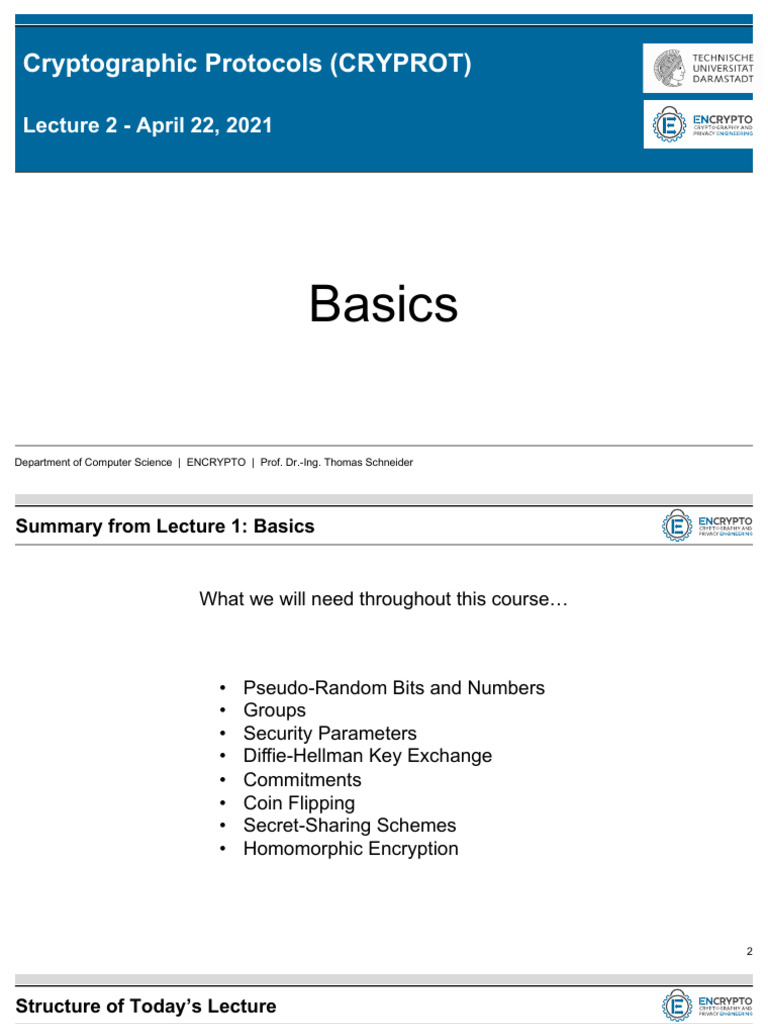 02 Basics | PDF | Cryptography | Security Engineering