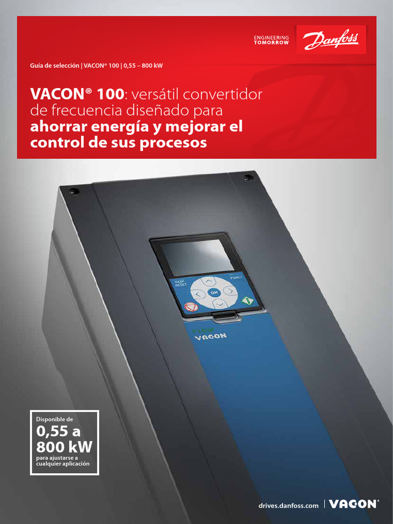 Vacon100 Flow | PDF | Bomba | Motores