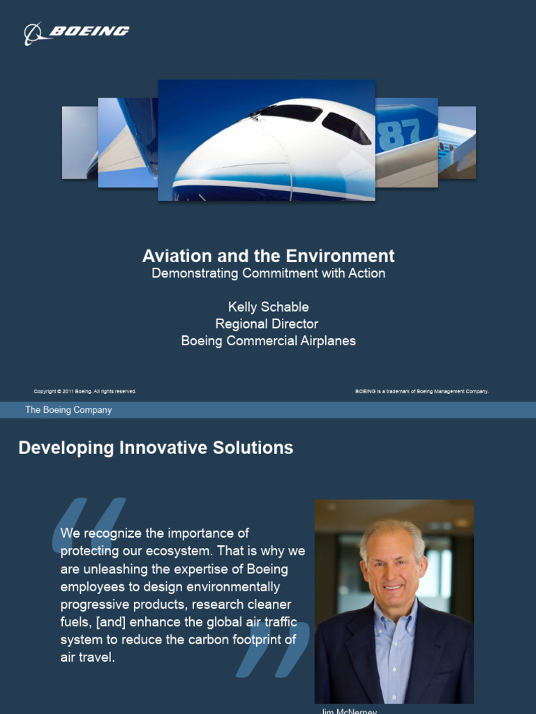 12 - Aviation and The Environment | PDF | Boeing | Biofuel
