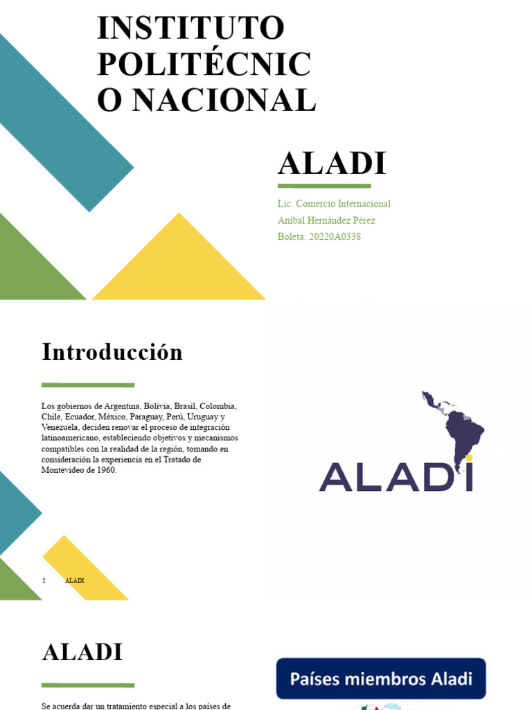 ALADI | PDF | America latina | Economias